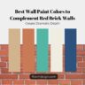 10 Interior Wall Paint Colors That Harmonize with Red Brick Walls ...
