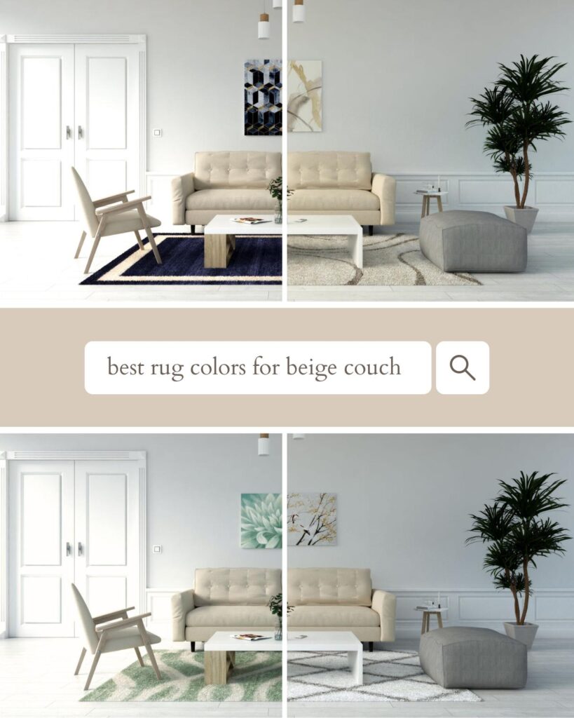 7 Charming Rug Colors to Pair with a Beige Couch - roomdsign.com