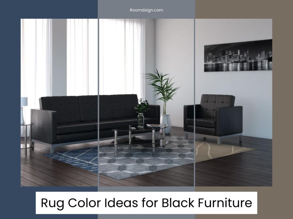 11 Best Rug Colors for Black Furniture (Stylish Options) - roomdsign.com